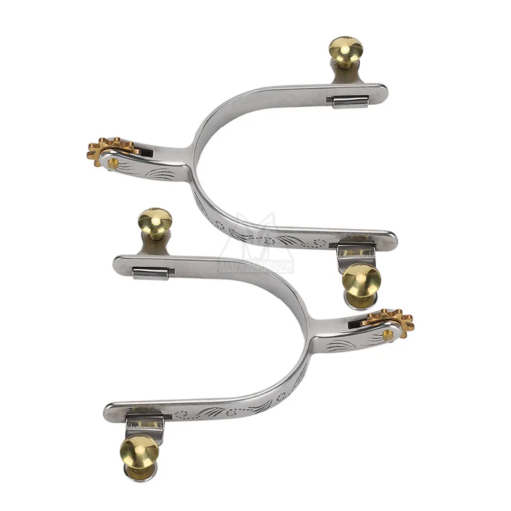 Stainless Steel Horse Riding Spurs Western Cowboy Boot Spurs Other ...