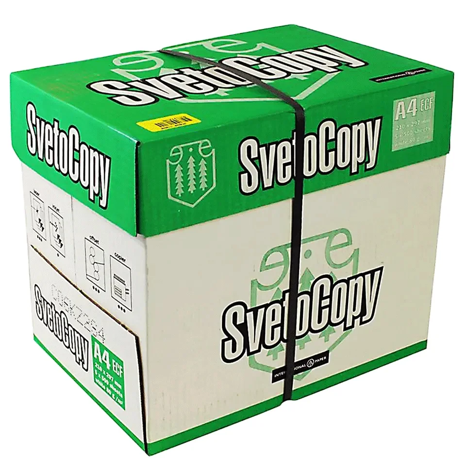 A4 Copy Paper 100% Pulp 80gsm / Svetocopy Paper 70gr,75gr,80gr ...