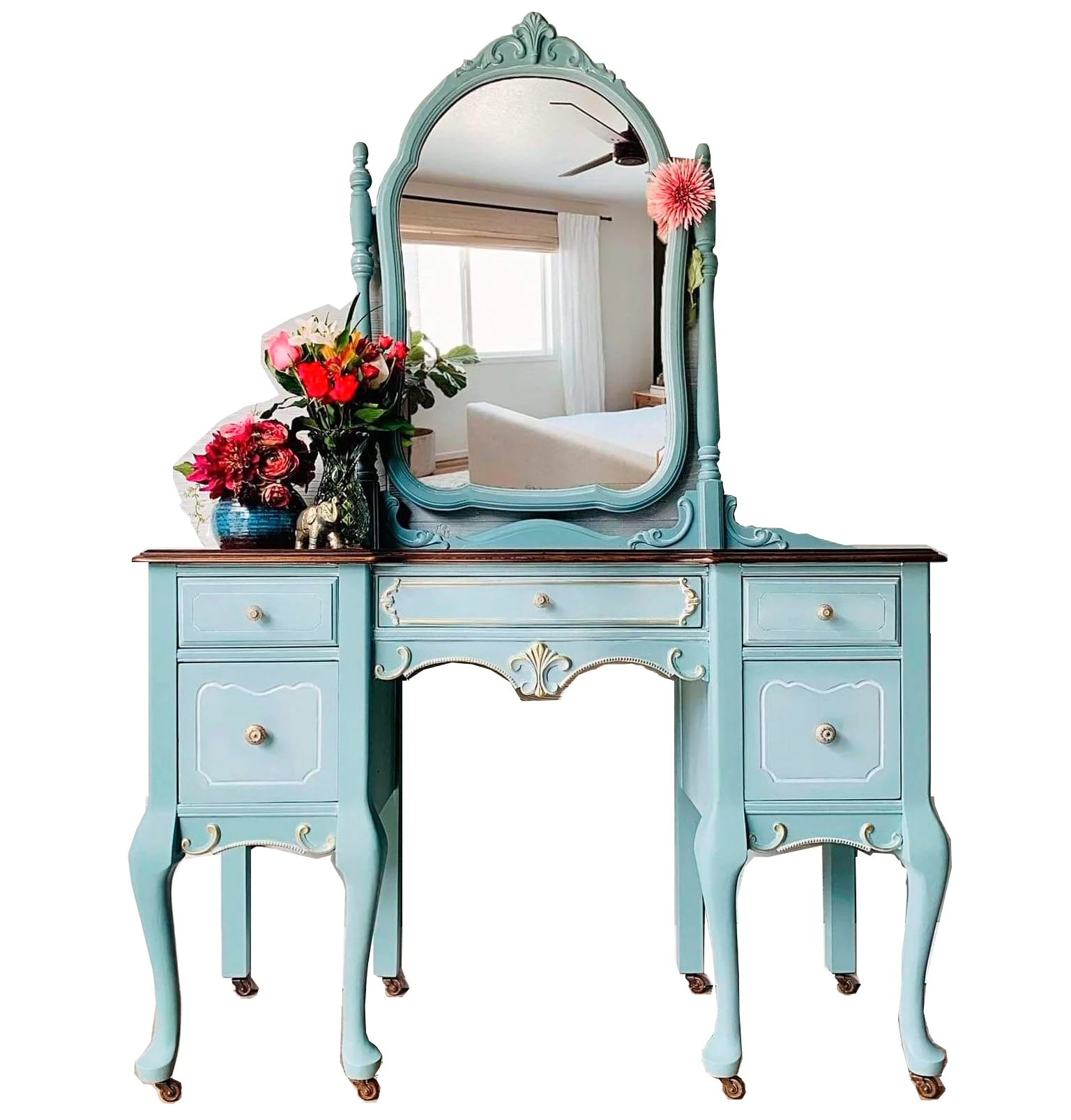 Luxury Living Home Modern Wooden Hand Carved Bathroom & Kitchen Vanity ...