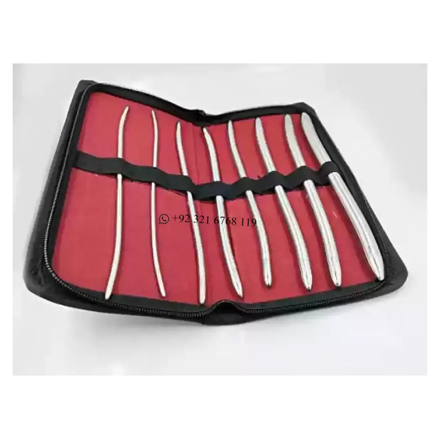 Top Quality Hegar Uterine Dilators Set of 8 - German Stainless Steel