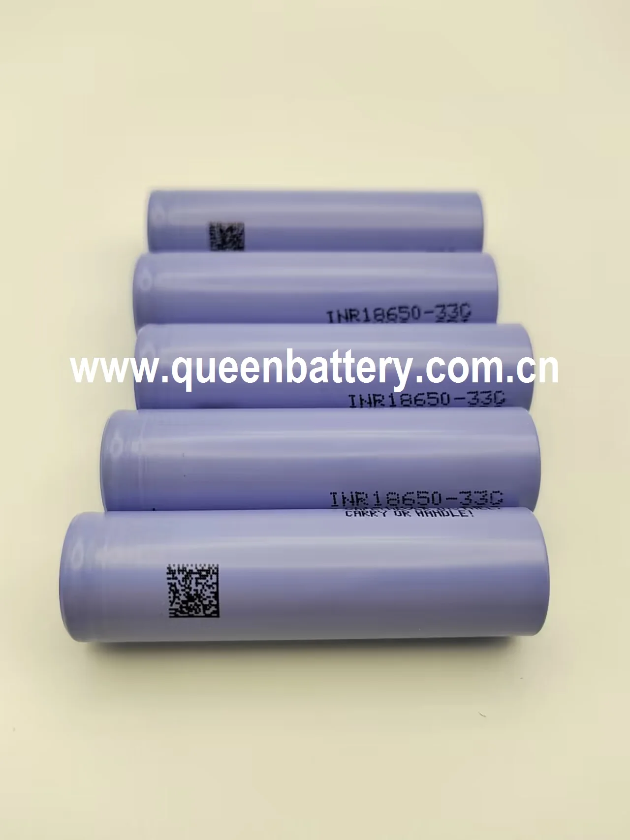 18650 33G 33GT SDI 3300毫安时INR18650-33G 3.6V 3.7V 10A queenbattery手电筒电动滑板车UPS电动自行车电源银行笔记本电脑 ...