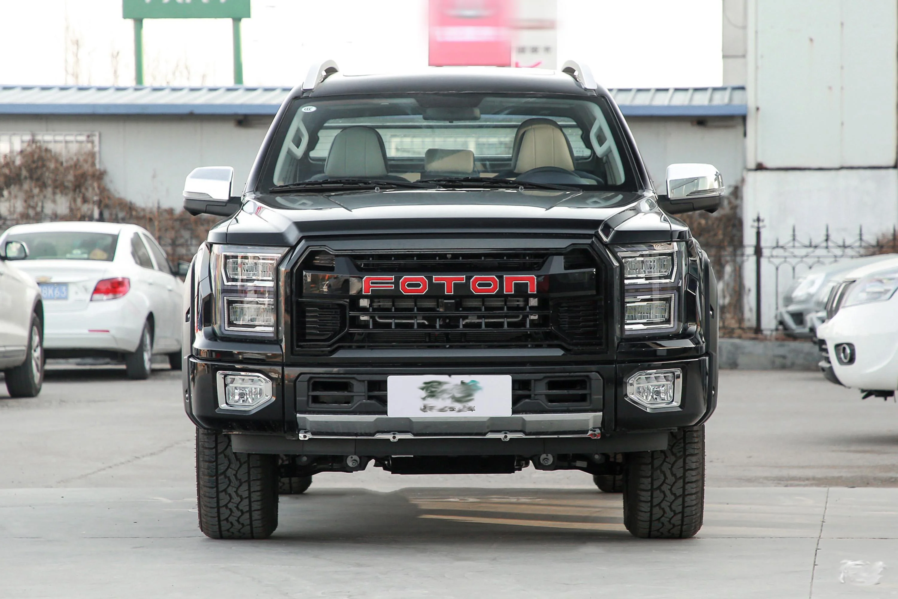 Foton Brand Black Color 4wd Manual Euro 5 Double Cabin Pickup On Sale ...