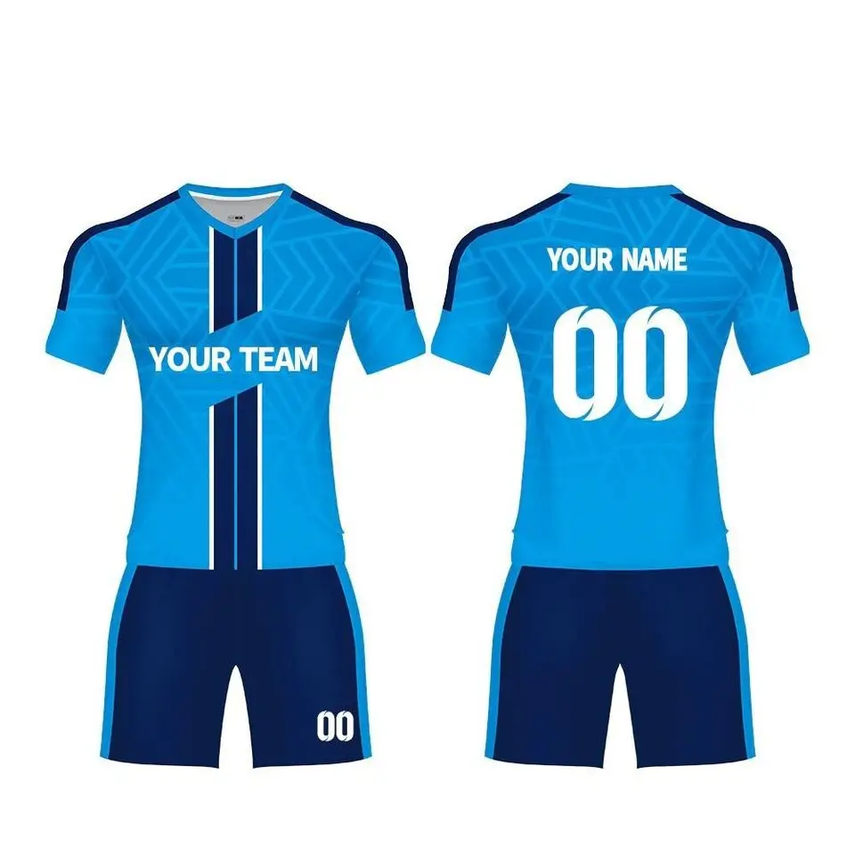New Custom Football Training Uniforms Set Sublimation Soccer Jersey ...
