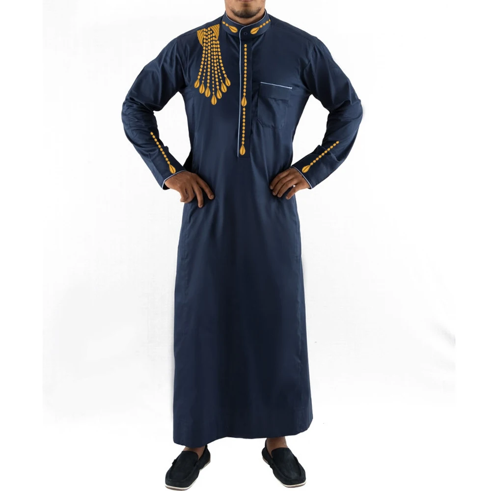Traditional Mens Muslim Dress Dubai Wholesale Arabic Thobes High ...