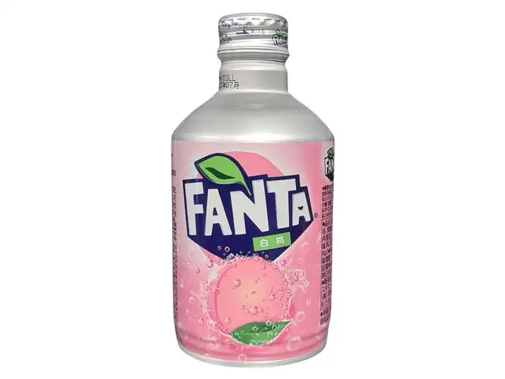 Japan Fanta Carbonated Drinks 300ml Grape White Peach Flavor Carbonated ...