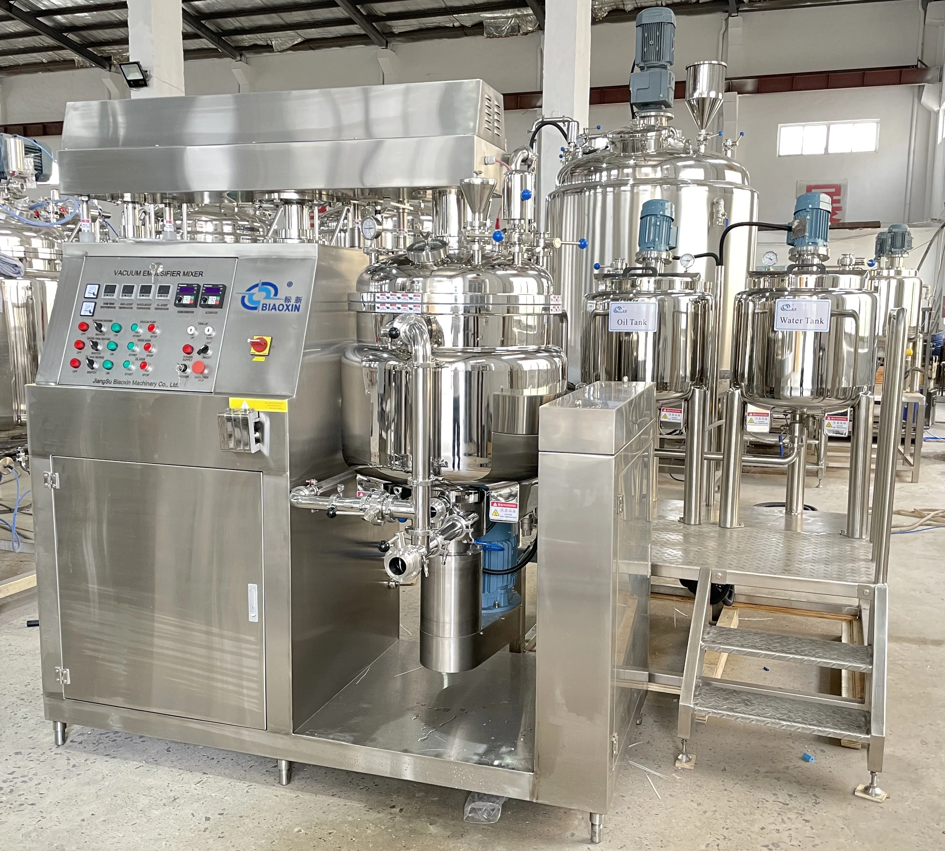 Facial Cream Vacuum Homogenizing Emulsifying Mixer Machine Lotion BB ...