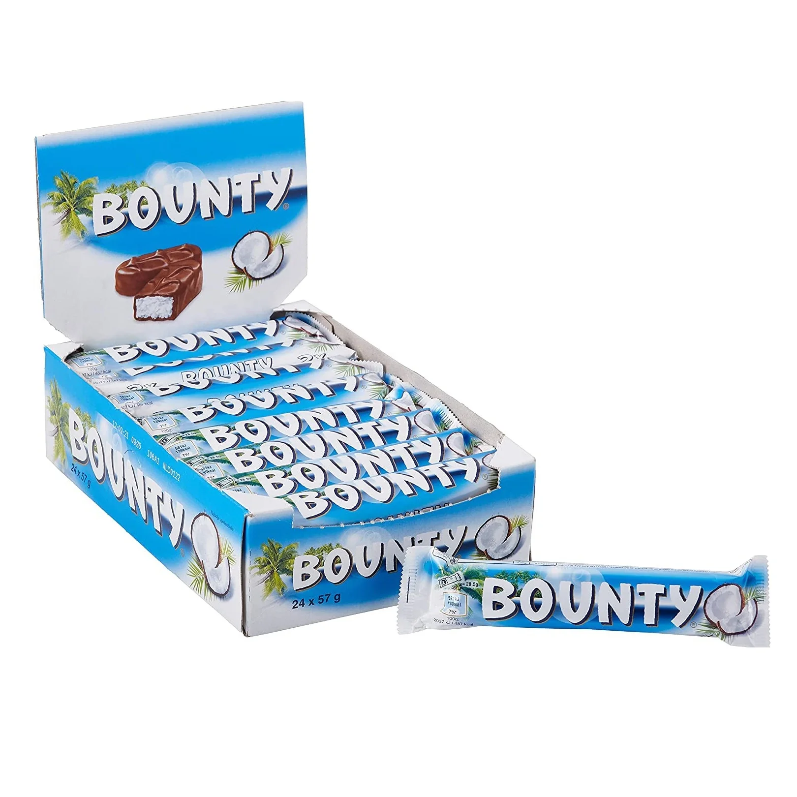 Bounty Coconut Milk Chocolate Bars Bulk Box 24 Bars Of 57g - Buy ...