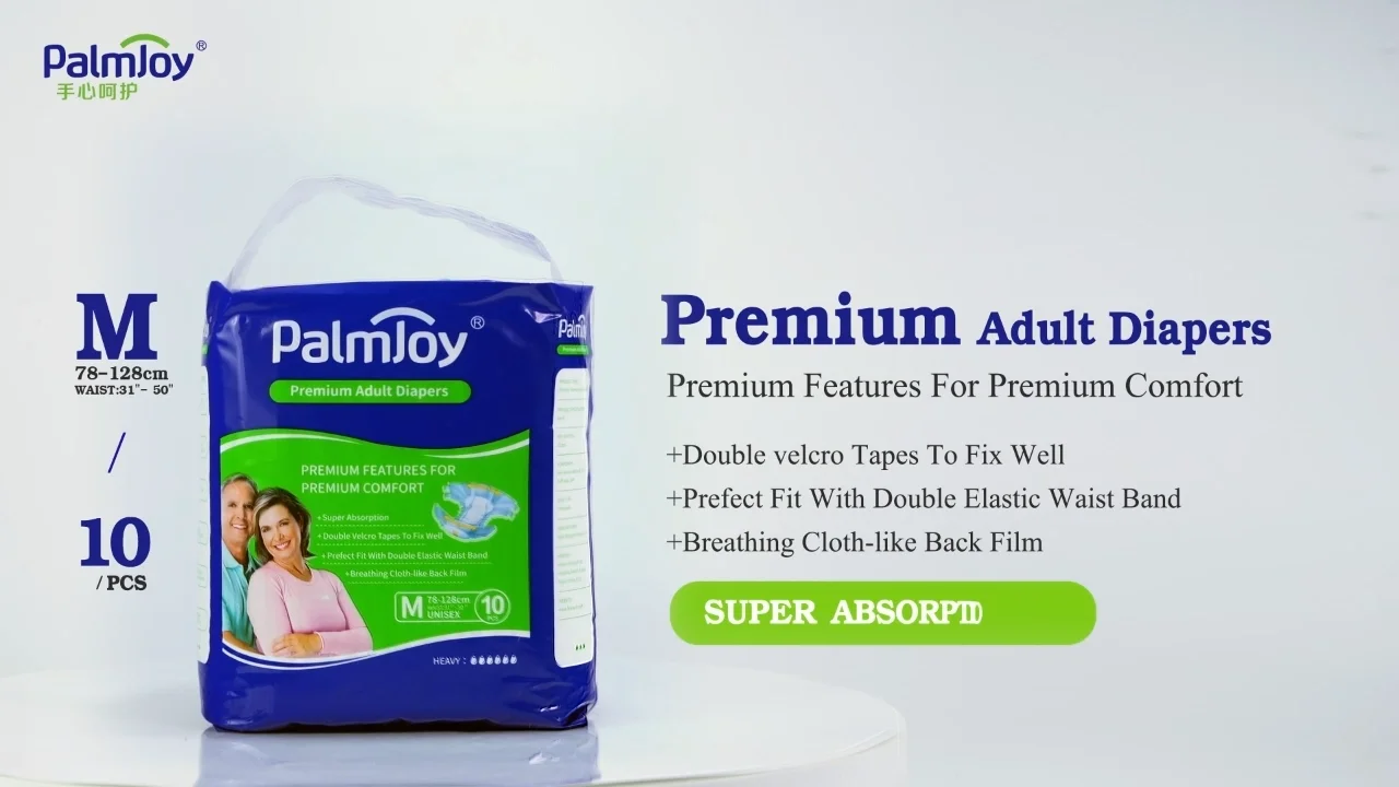Palmjoy Senior Unisex Incontinence Disposable Adult Diaper Sizexl ...