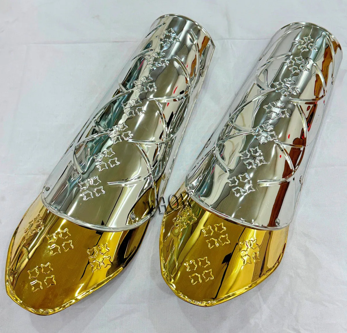 Medieval Gladiator Greaves Leg Guard Armor Set Knight Crusader Steel ...