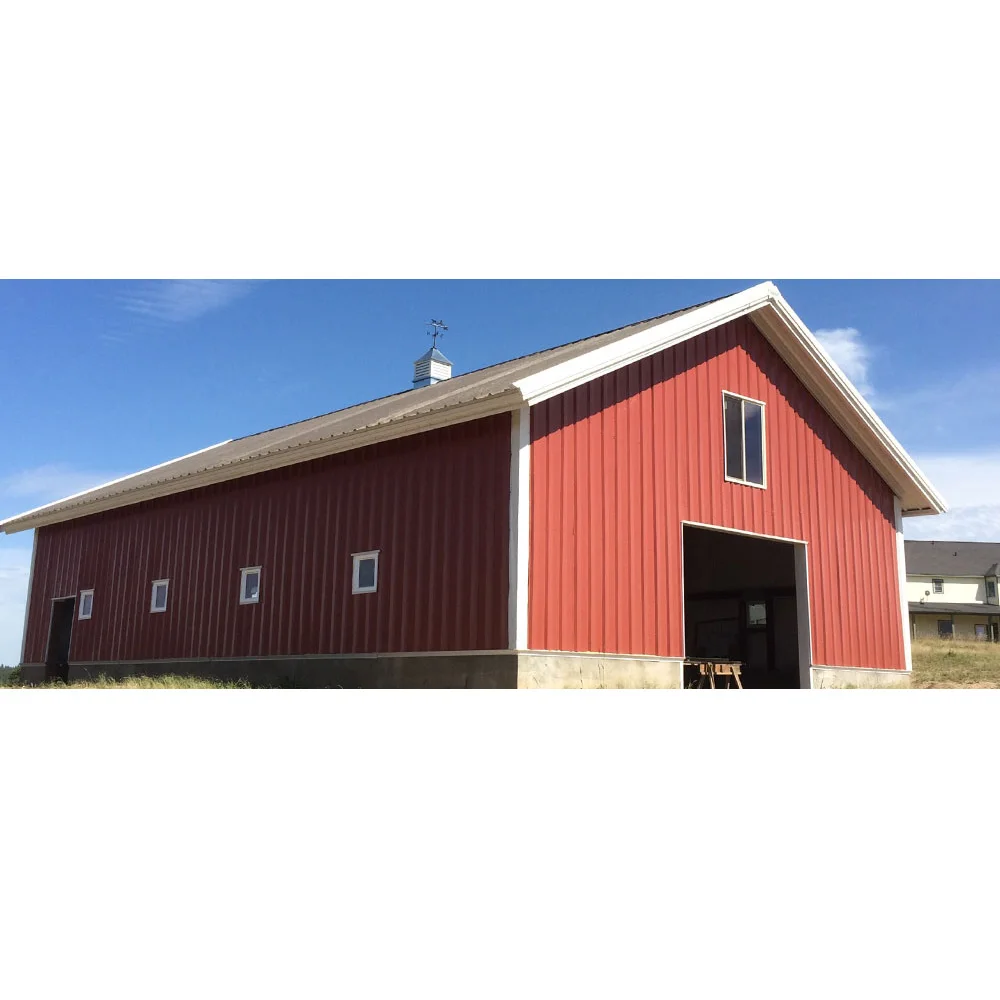 Prefabricated Steel Structure Warehouse Shed American Standard Barn ...
