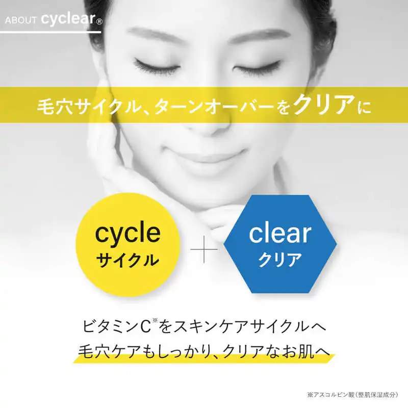 Cyclear Vitamin C Enzyme Foam Face Wash - Deep Pore Care