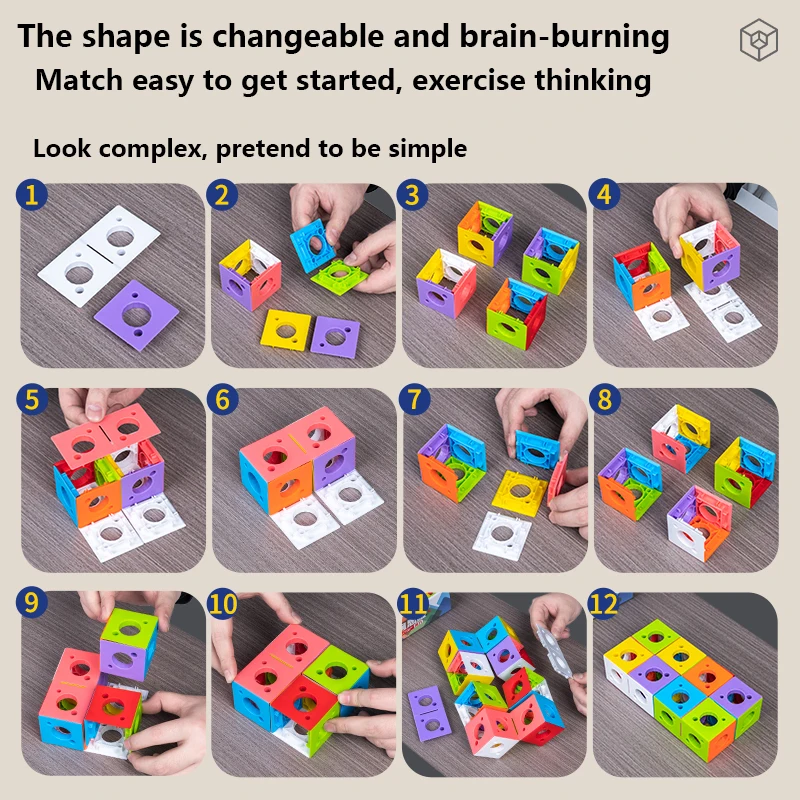 2023 New 800+ Games Fidget Toy Brain Training Shape Shifting Box 3d ...