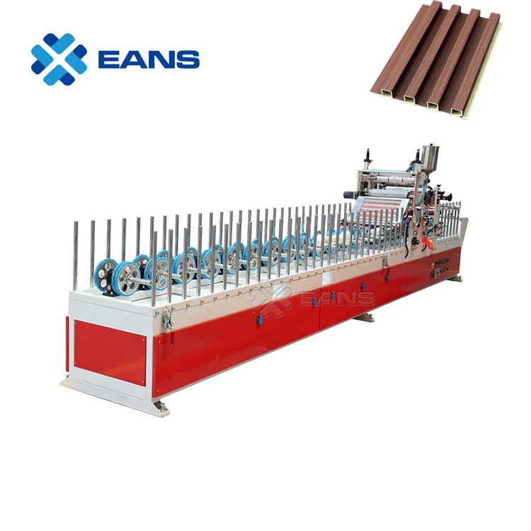 PVC WPC Composited Louvers Fluted Wall Panel Extrusion Making Machine ...