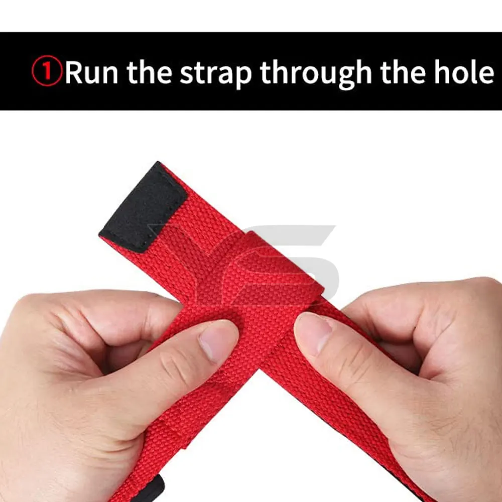 New Arrival Custom Logo Gym Lifting Straps Adjustable Elastic Neoprene ...