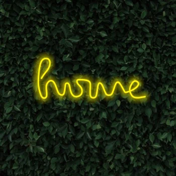 Welcome Home In Radiant Style: Custom Led Home Neon Sign - Personalize ...