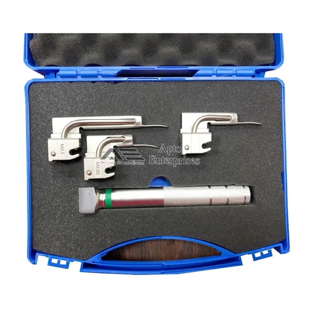 Miller Laryngoscope Complete Set Of 4 Blades -laryngoscope All Range ...