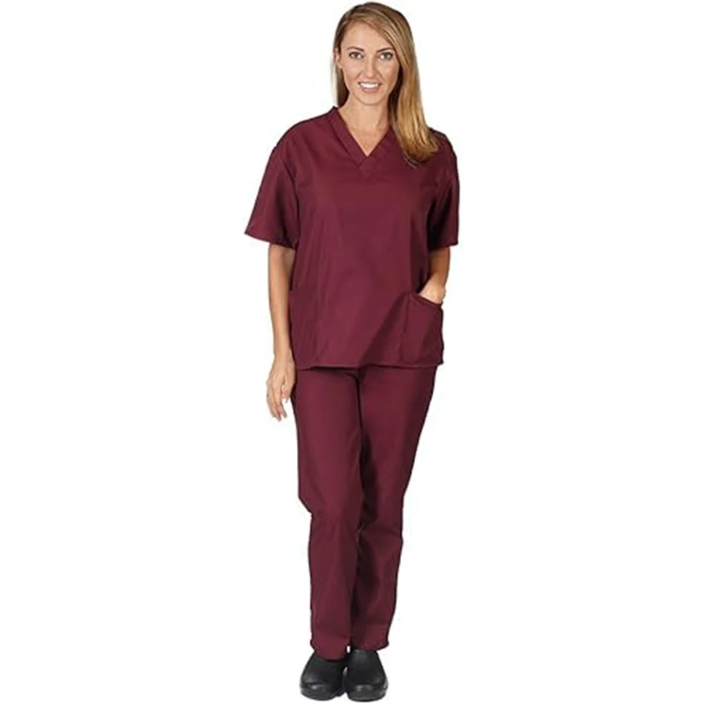 Summer Elastic Quick Drying Beauty Salon Doctor Nurse Short Sleeve ...