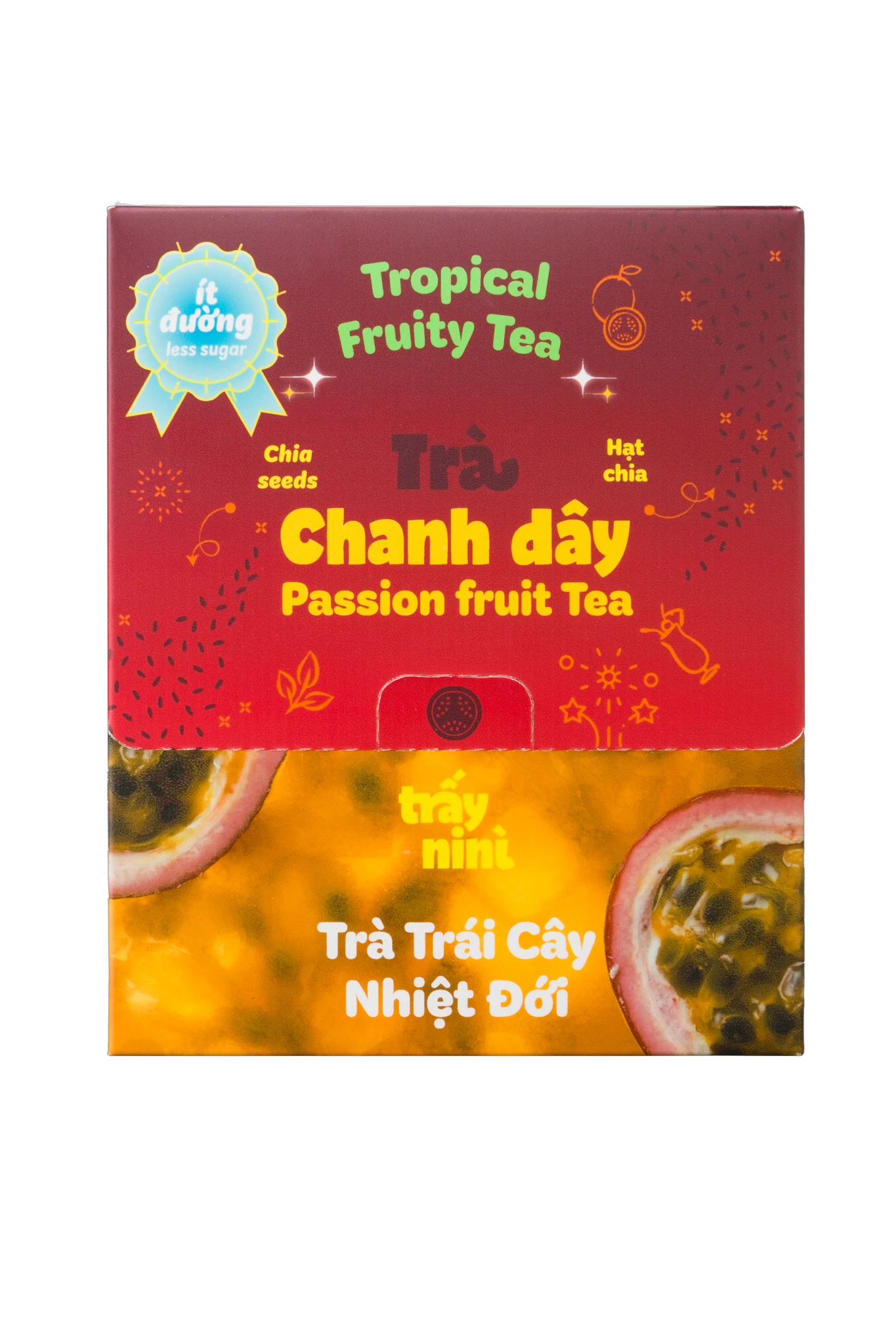 Passion Fruit Tea - Natural Flavour Instant Tea 100g Box