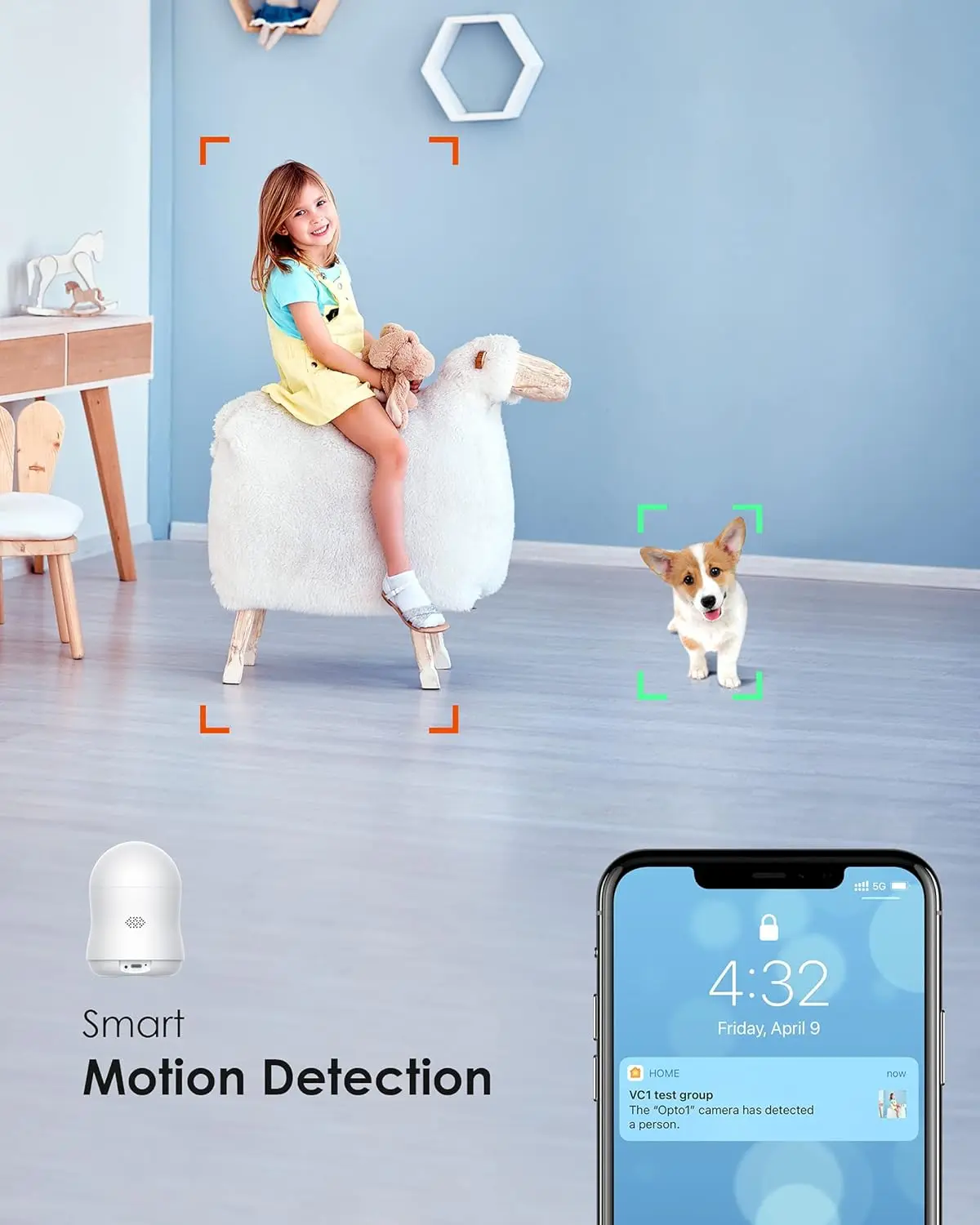 Vocolinc 1080p Indoor Dome Cctv Camera Motion Detection Pan Tilt ...