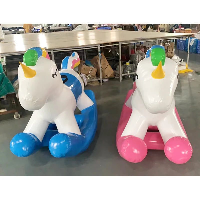 Outdoor Funny Kids Inflatable Pony Rid on Horse Jumping Horsing Game ...