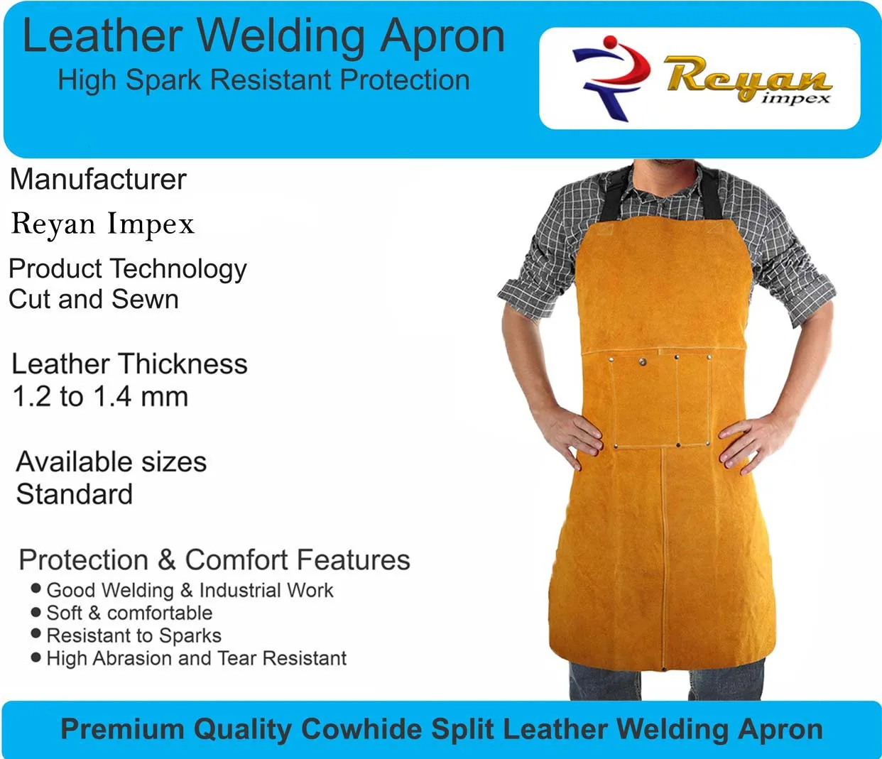 High Quality Welding Apron Flame-retardant Heavy-duty Welding Apron ...