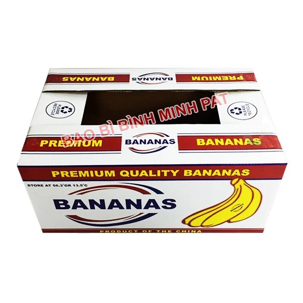 Custom Printed Banana Carton Box | Recycled Materials | Customized Food ...