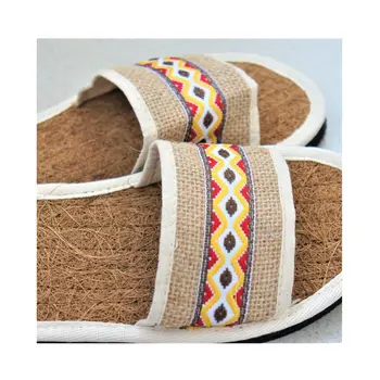 Best Price Natural Coconut Coir Eco-friendly Coir Slippers Customized ...
