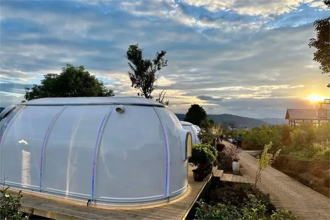 Lucidomes 3x6m Glamping Star Capsule Dome - Luxury Outdoor