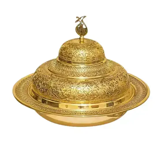 Metal Arabic Khajoor Pots Date Bowls SET/3 Eco-Friendly Party ...
