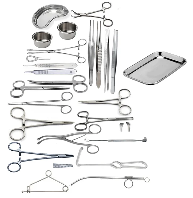 Tracheostomy Instrument Tray - Complete Tracheostomy Set