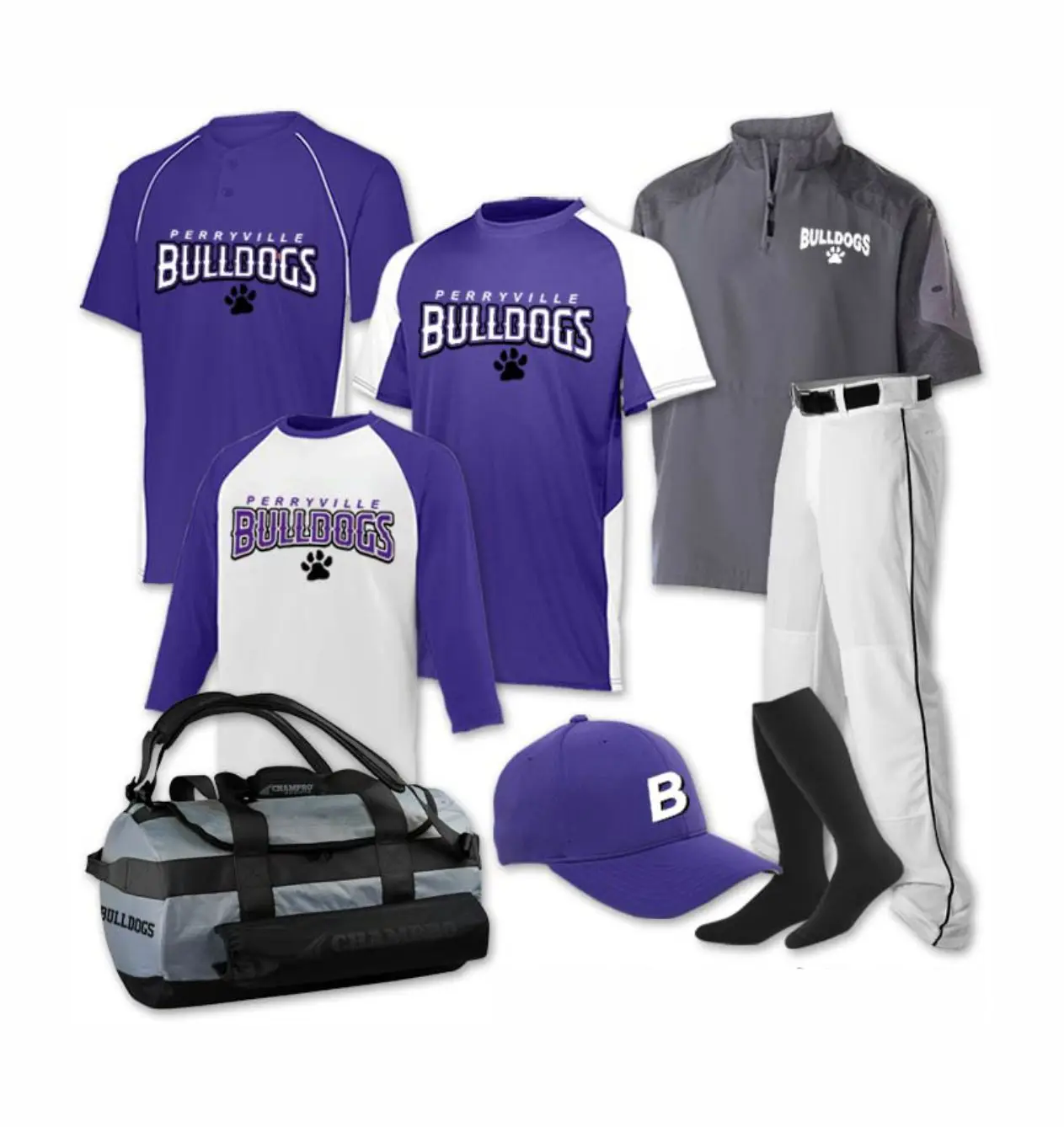 CUSTOMIZED BASEBALL TEAM UNIFORM PACKAGE WITH OWN LOGOS and DESIGNS ...