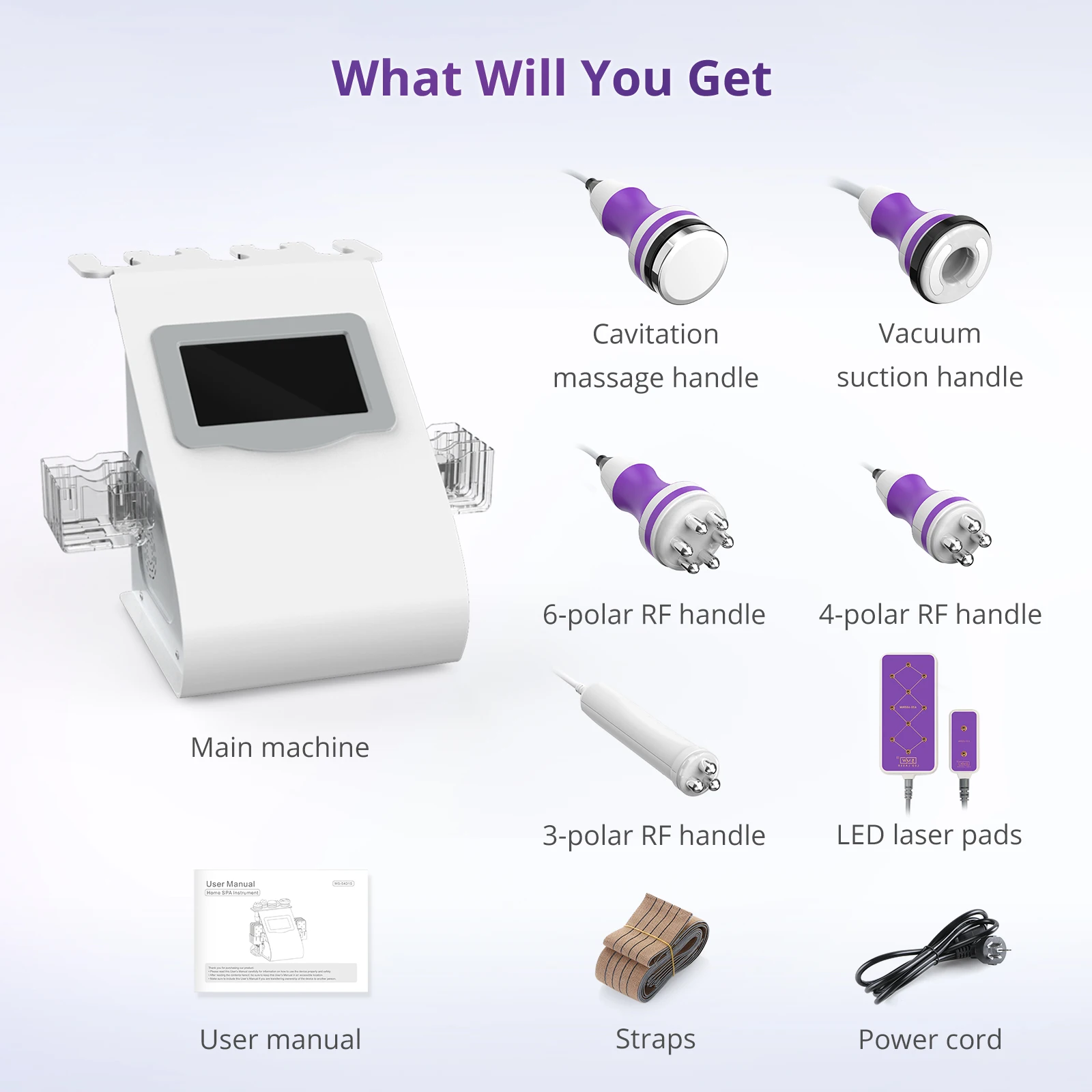 Body Shape Rf Slim Beauty Machine Cavi Machine 6-1 Body Sculpting ...