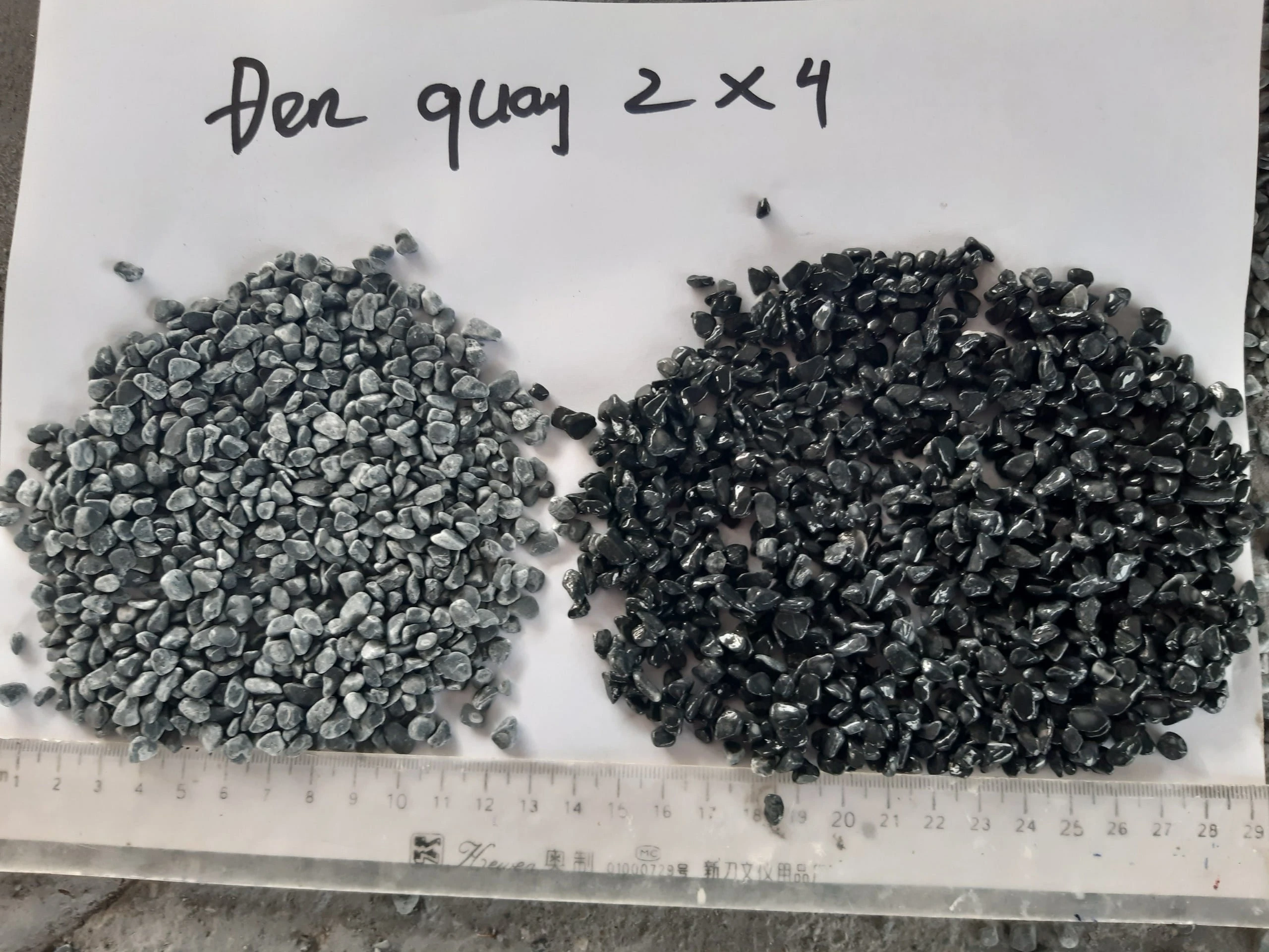 Black Tumbled Pebble Stone Multi Size Made Of 100% Raw Natural Rock In ...