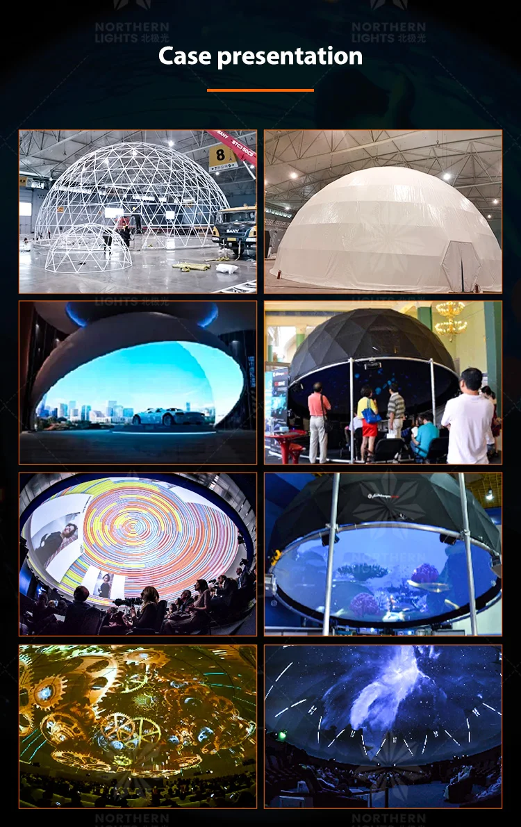 Customized Aluminum 360-Degree Dome Projection Theater