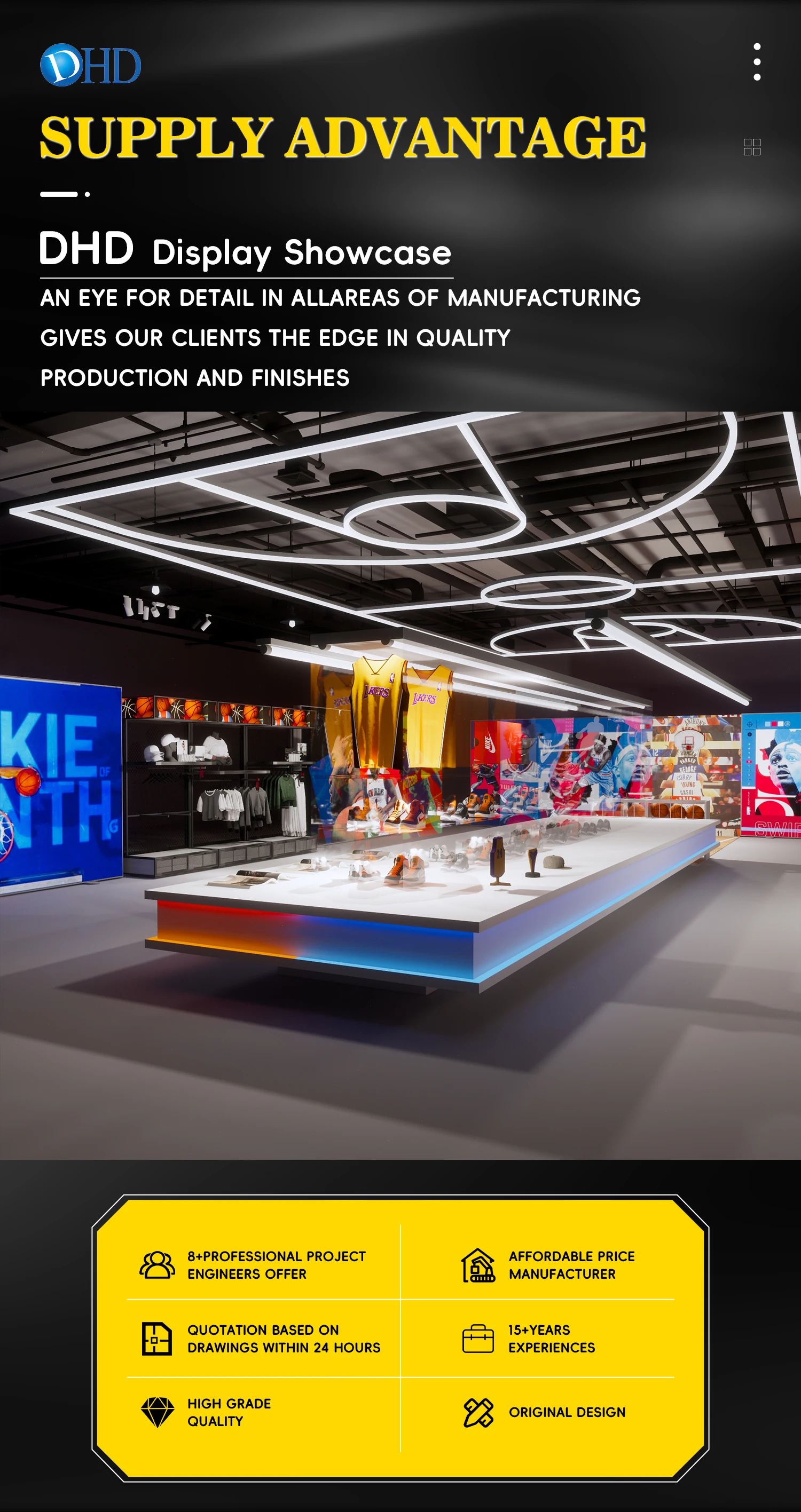 Customized Trade Show Booth Design Exhibition Light Box Hanging Seg ...