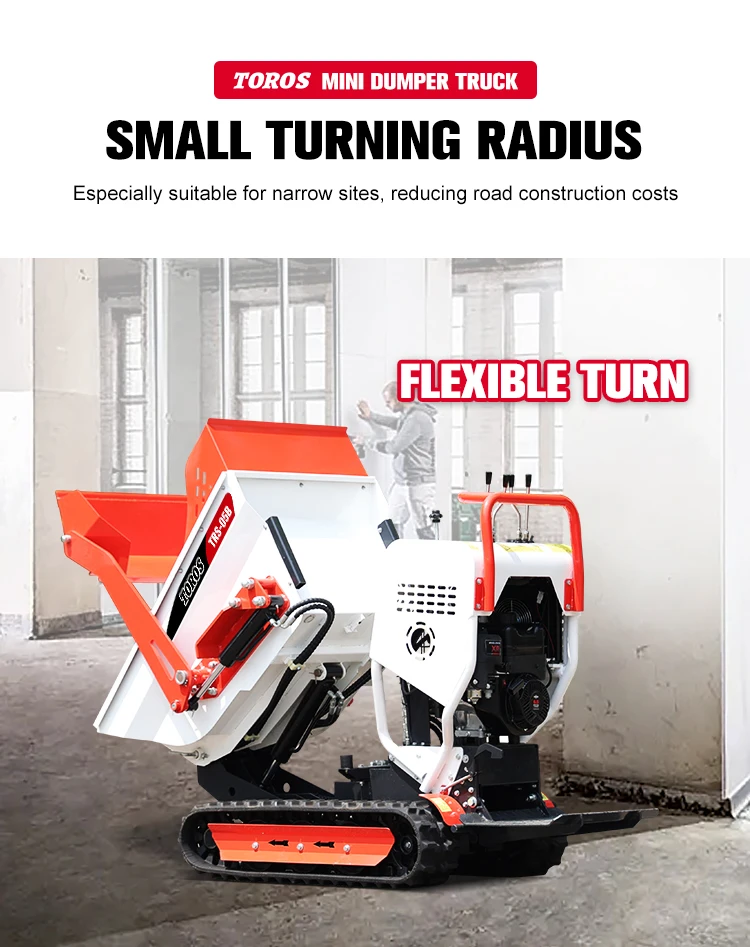 Free Shipping Mini Crawler Dumper Multifunctional Tracked Mini Dumper ...