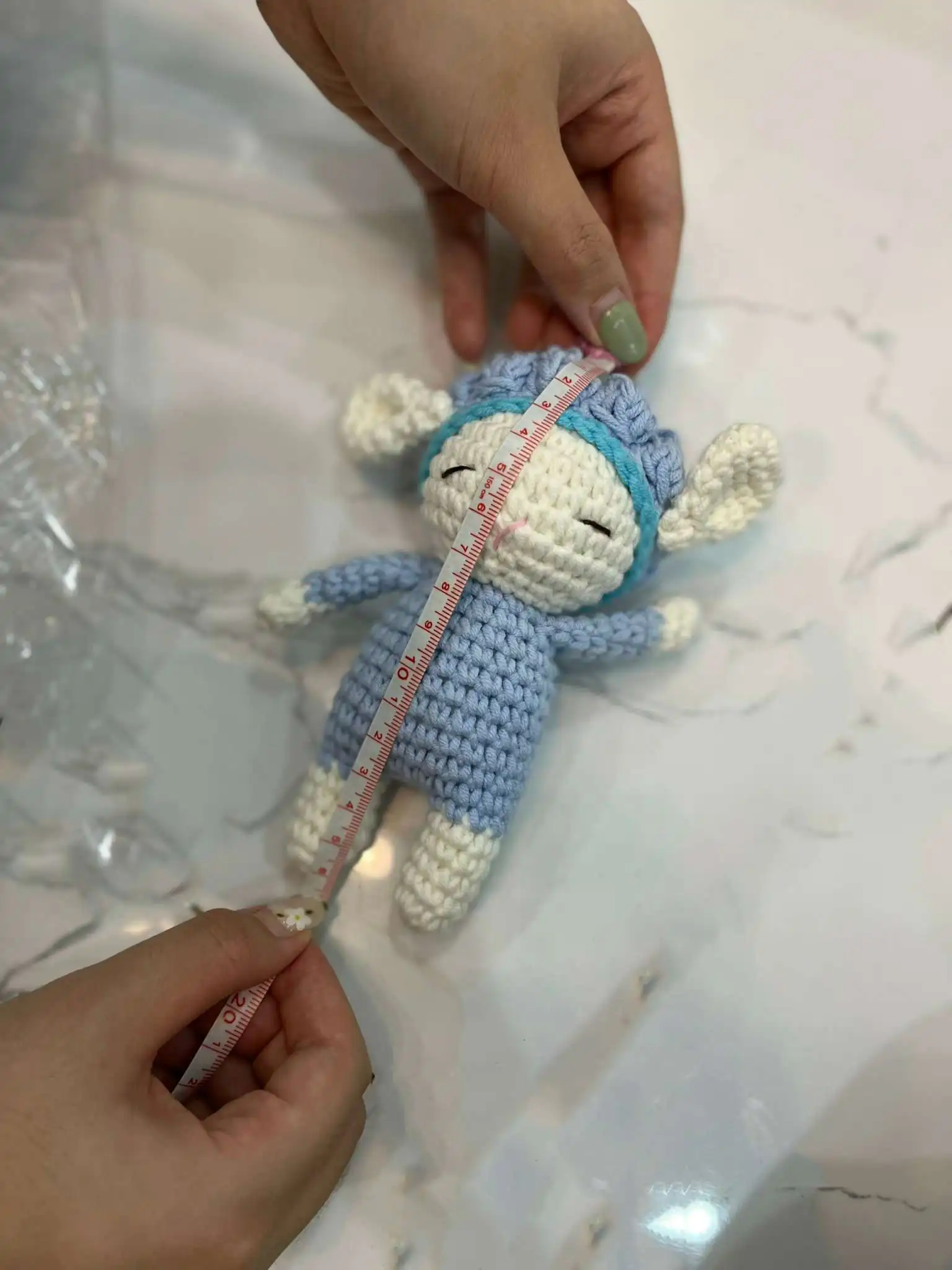 Baby Crochet Stuffed Animal Cotton Crochet Dolls Hand Made Small ...