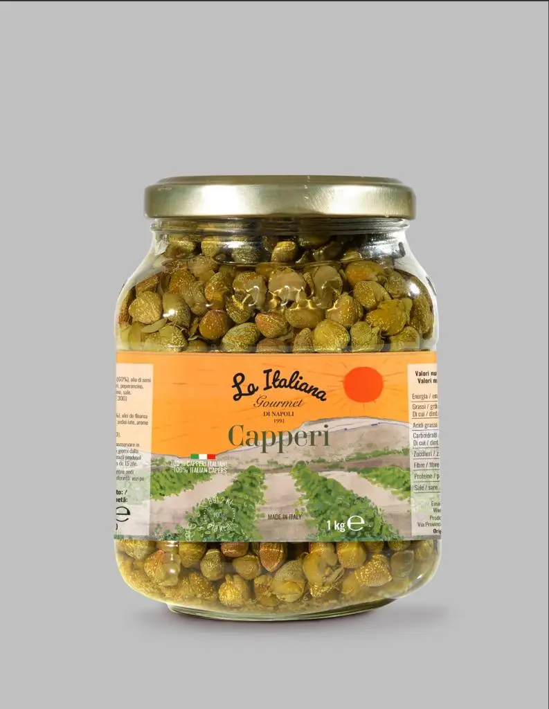 Italian Production,Vegetables Food Product,Canned Food 1kg Capers In ...