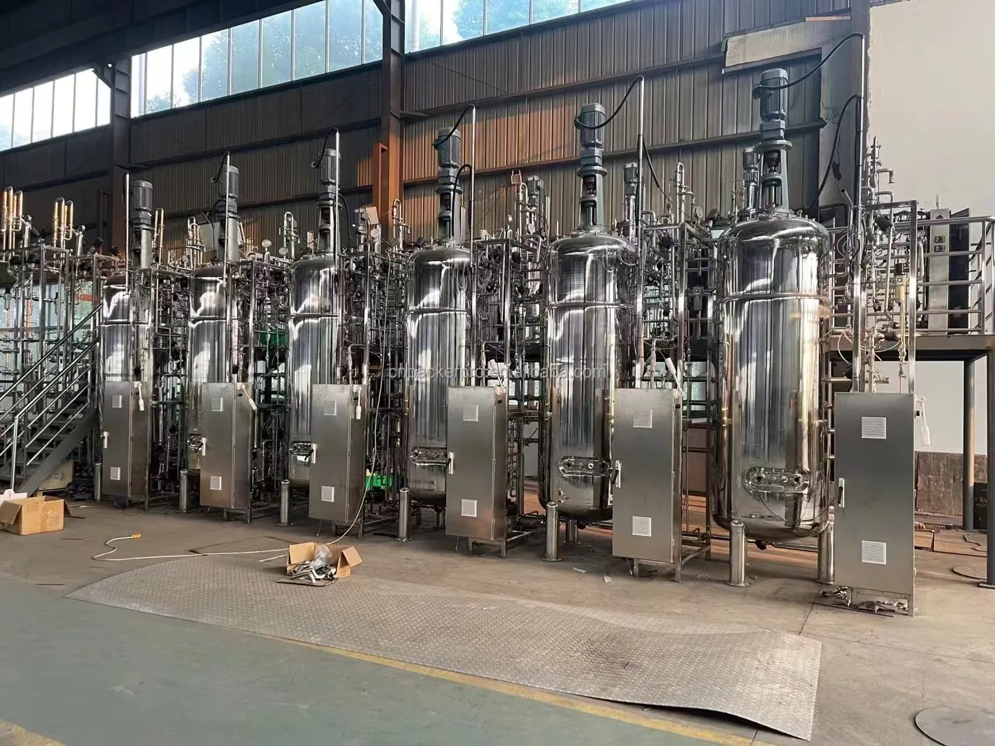 Automatic Bioreactor Laboratory Fermentor 500L Cultivation Tanks Steam ...