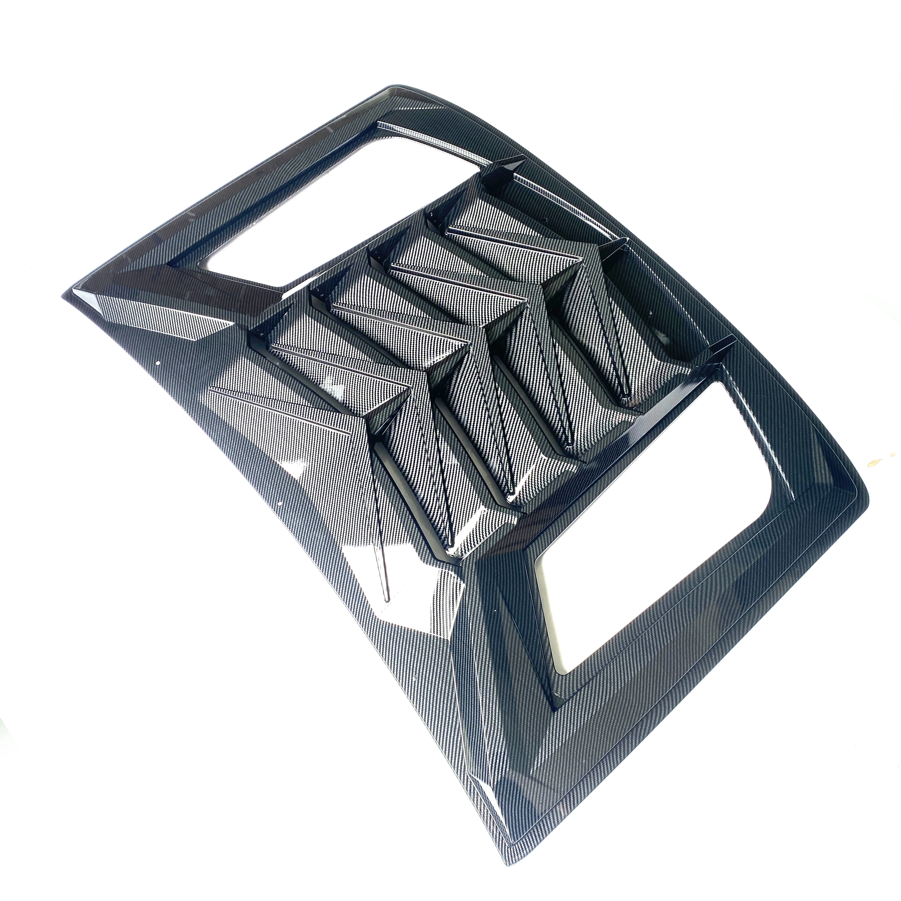 Abs Carbon Look Rear Window Louver Sun Shade Cover For Chevrolet Chevy ...