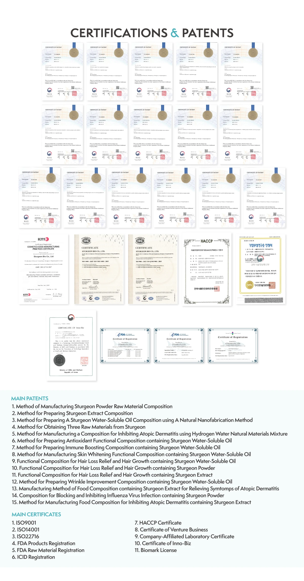 Korean Premium Face Cream Sturgeon Extract Moisturizing Functional The ...