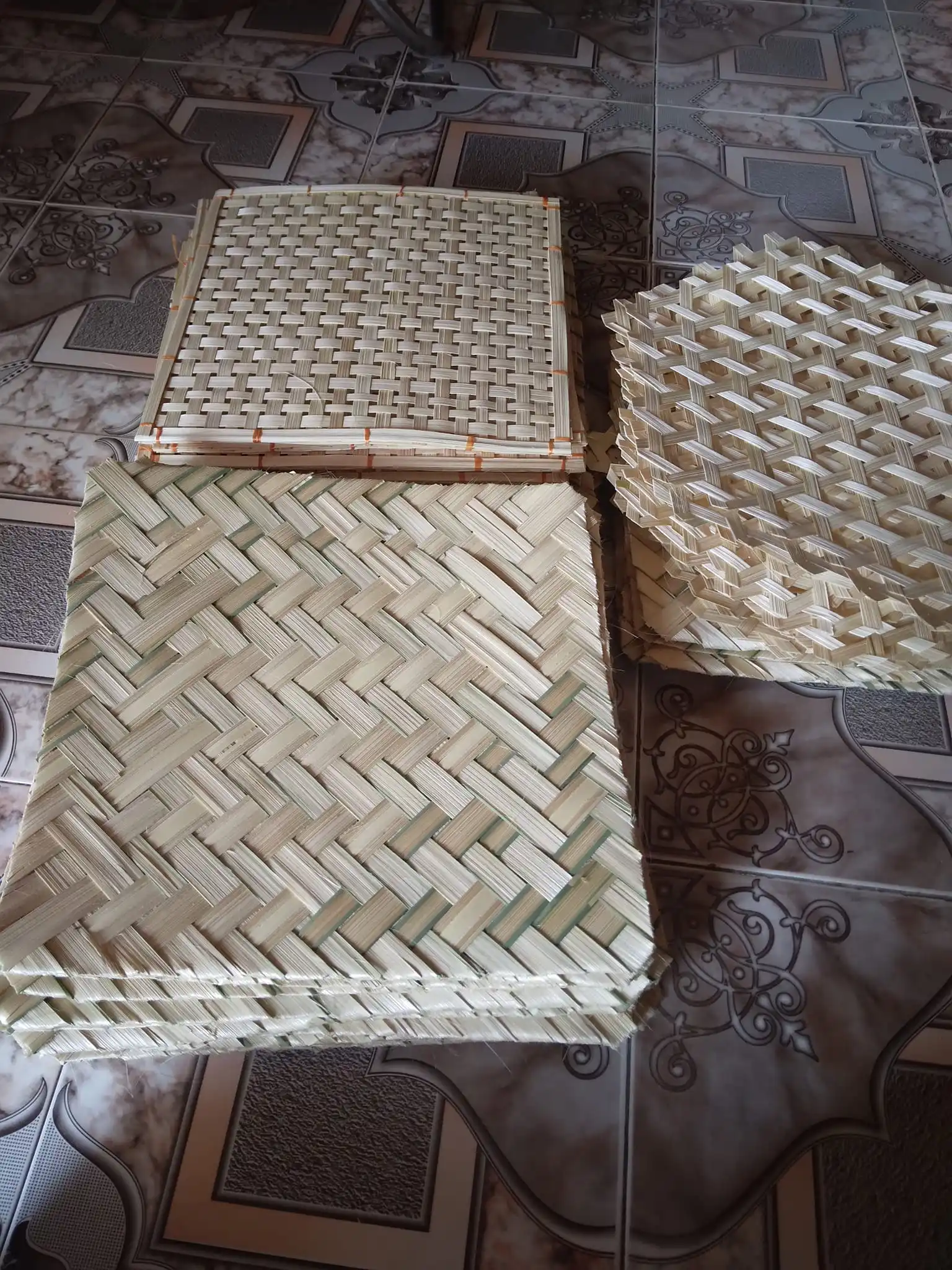 Bamboo Webbing Bambu Mesh Panel Woven Mat 100% Natura From Skilful ...