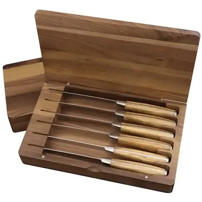 6 Pieces Kitchen Knife Kit - Premium Quality & Versatility
