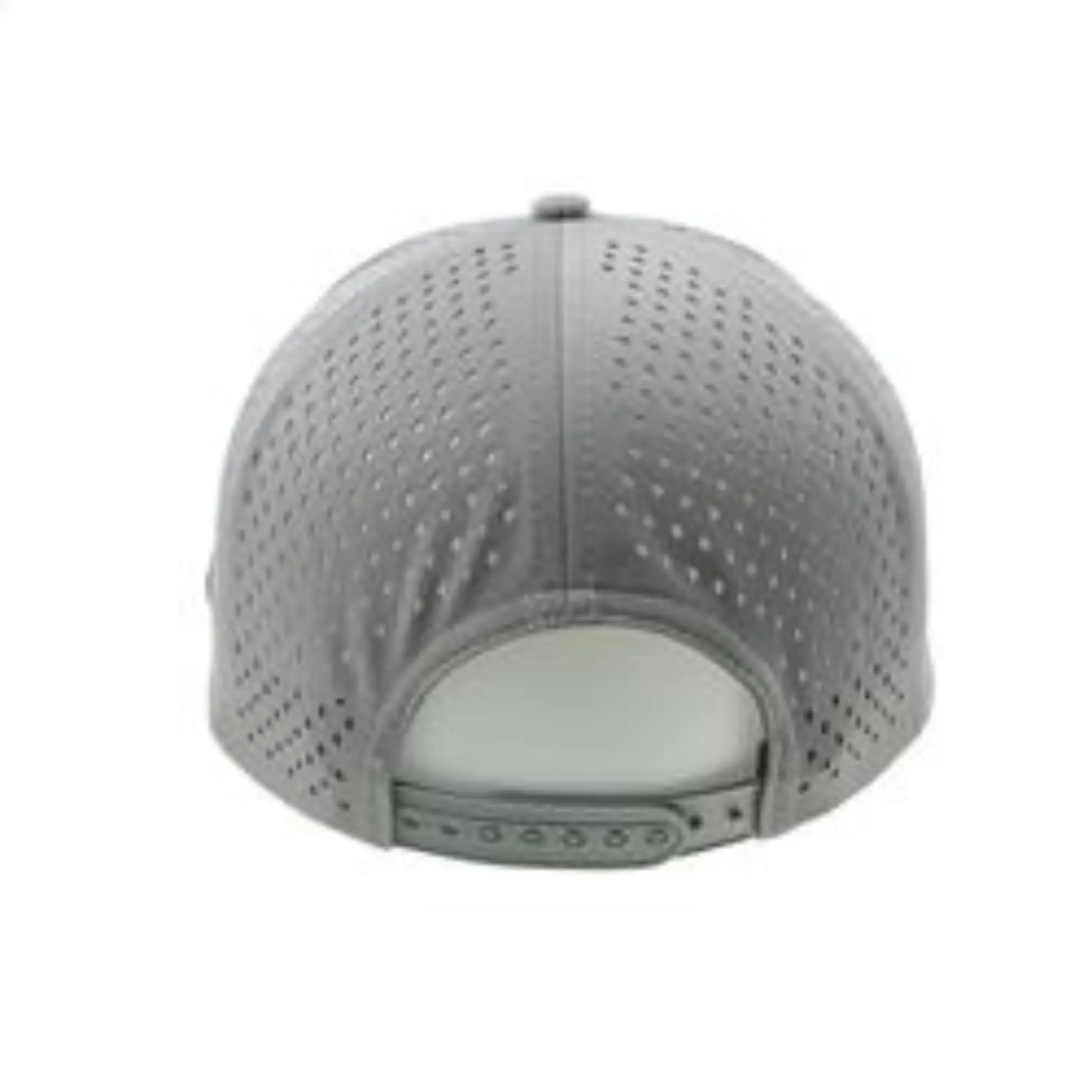 Custom 5 Panel Rubber PVC Logo Waterproof Laser Cut Drilled Hole ...