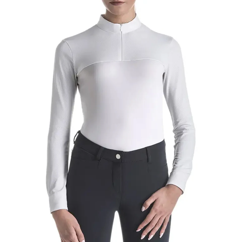 Factory Made Wholesale Equestrian Competition Shirt Riding Show Shirt ...