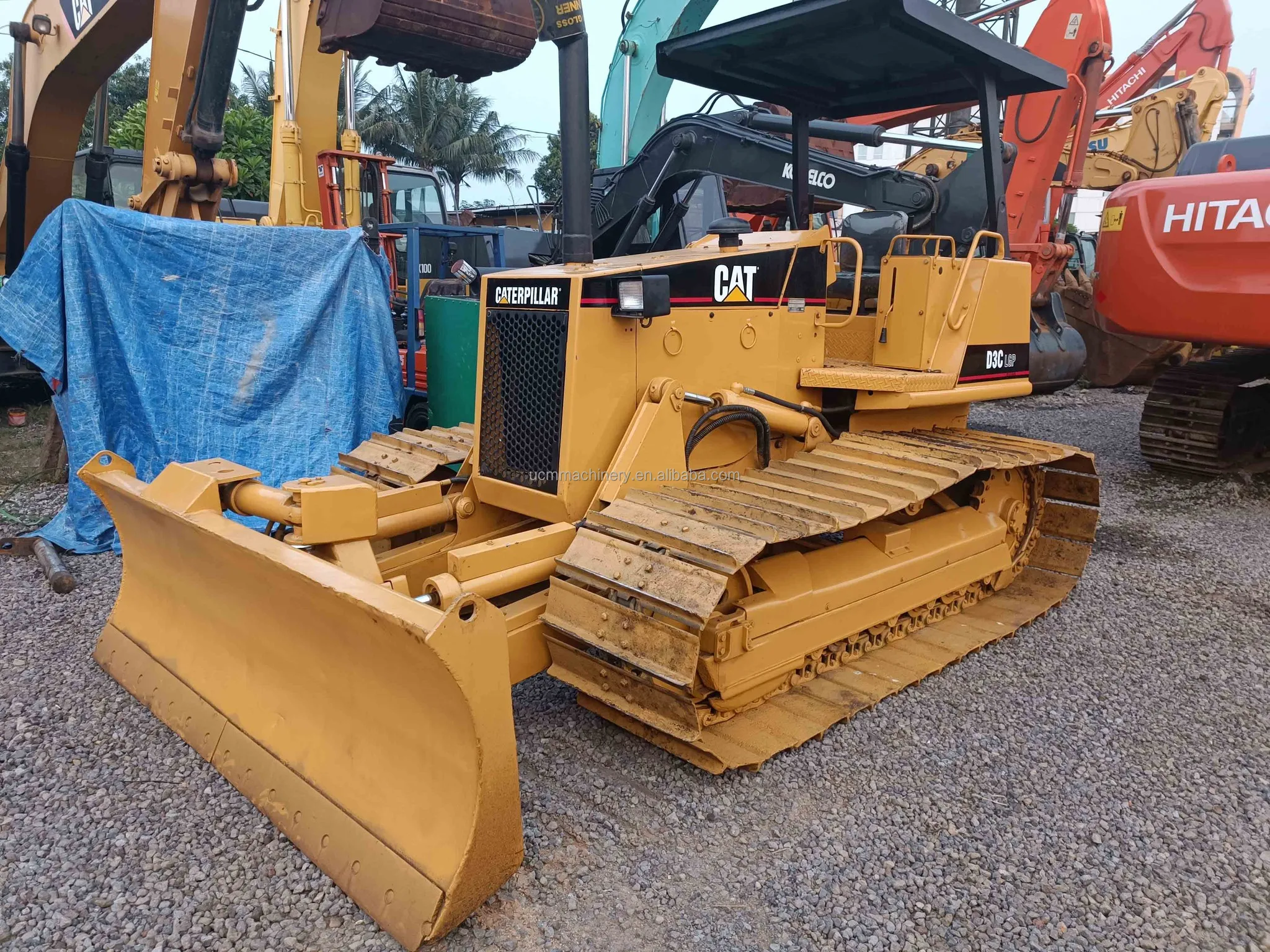 Used Mini Bulldozer Caterpillar D3C Bulldozer Small Cat Bulldozer Used ...