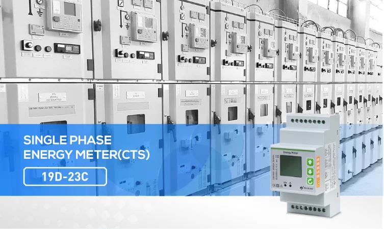 Three Phase Electricity Energy Monitor Meter with CT Sensor 3 Phase ...