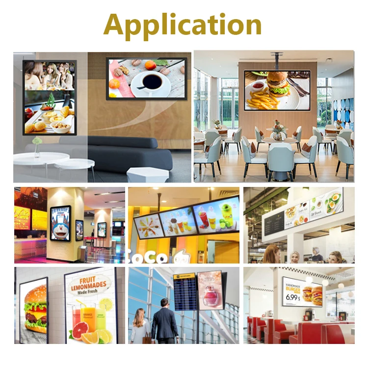 Custom Indoor Kiosk 4k Advertising Player Vertical Lcd Digital Signage ...