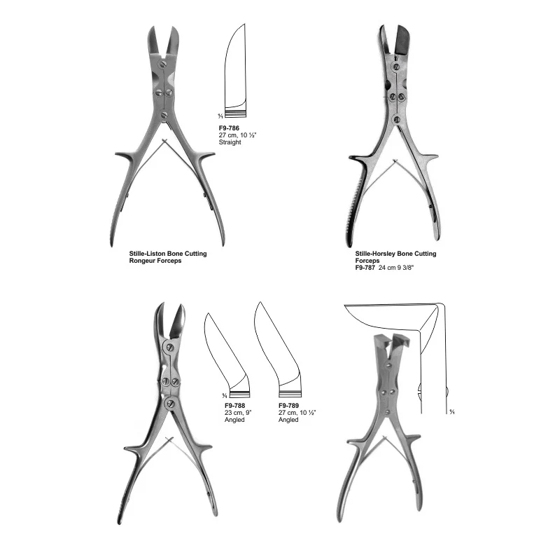 Stille-liston Bone Cutting Rongeur Forceps 27cm Straight Stille-horsley ...