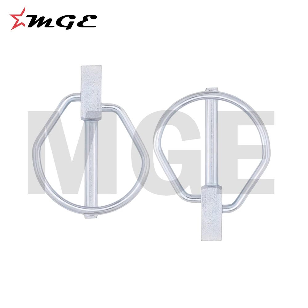 Heavy Duty Safety Locking Zinc Plated Pear Shape Linch Pins For Tractor ...